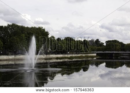Fountain Yamaska River Image & Photo (Free Trial) | Bigstock