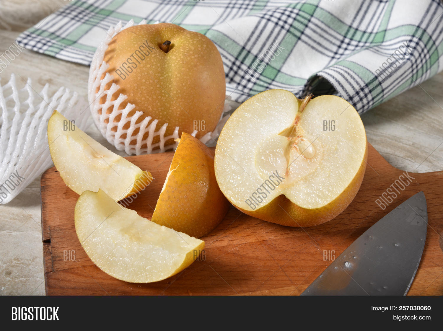 Sliced Asian Pears On Image & Photo (Free Trial) | Bigstock