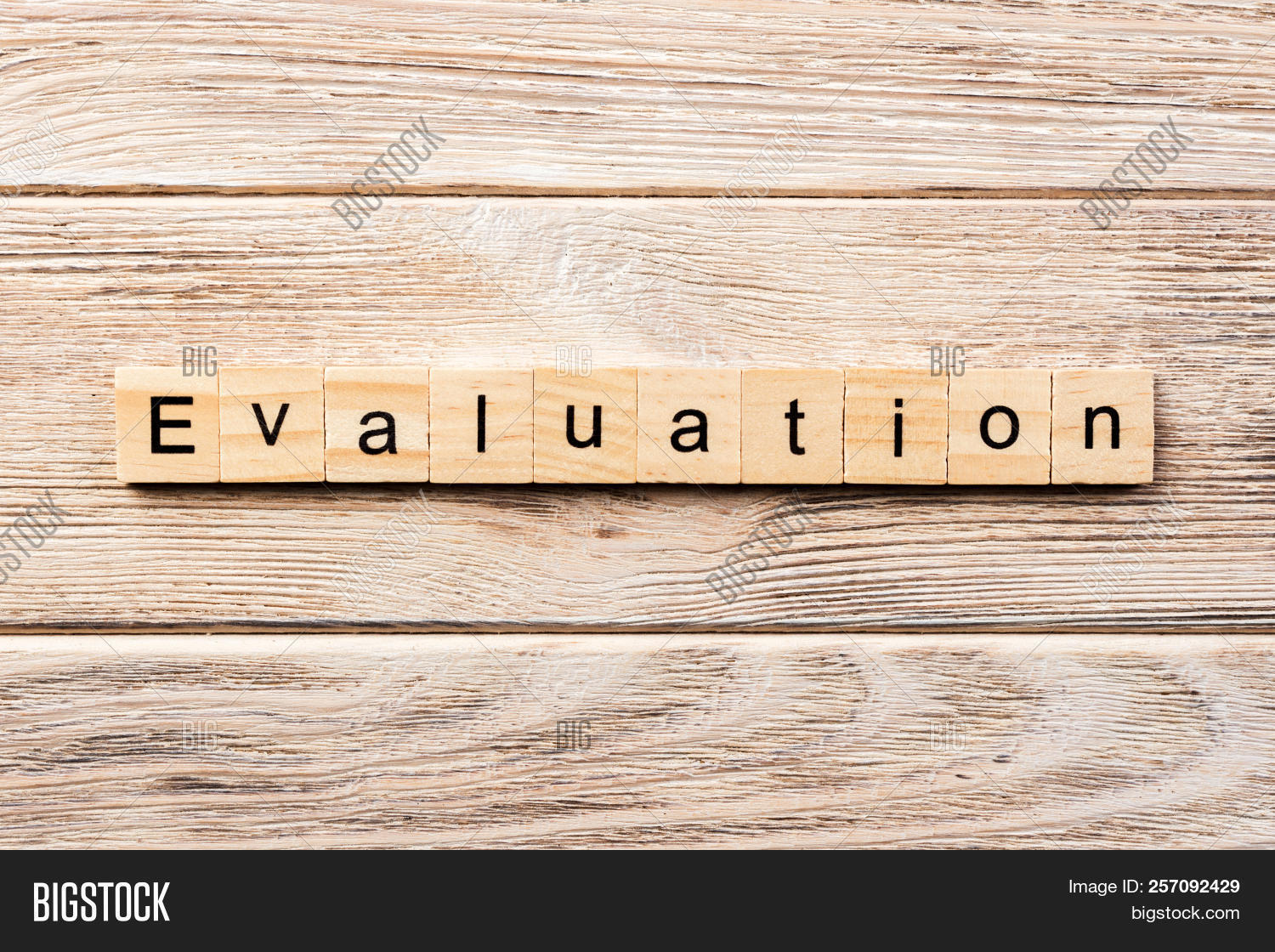 Evaluation Word Image & Photo (Free Trial) | Bigstock