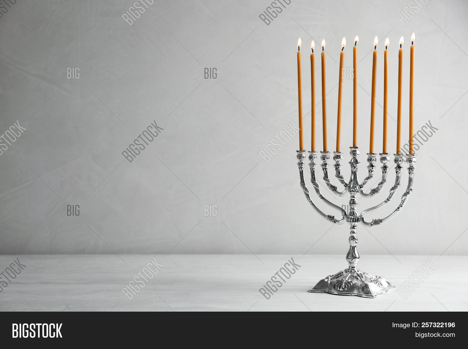 Hanukkah Menorah On Image & Photo (Free Trial) | Bigstock