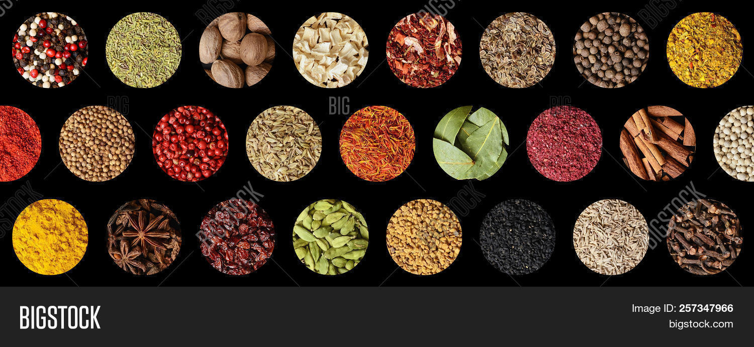 Spice Collage Image & Photo (Free Trial) | Bigstock