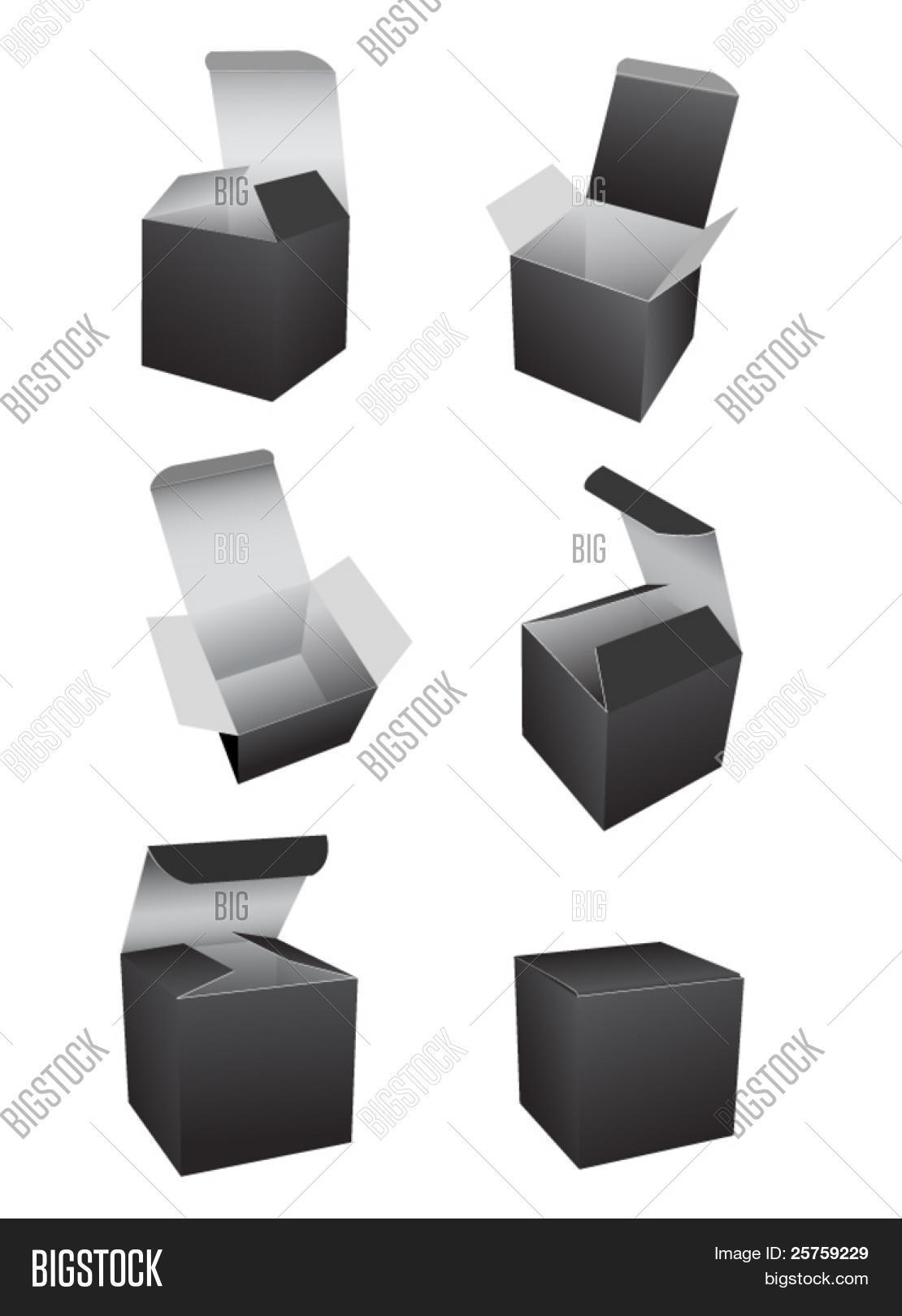 Vector Black Boxes Vector & Photo (Free Trial) | Bigstock