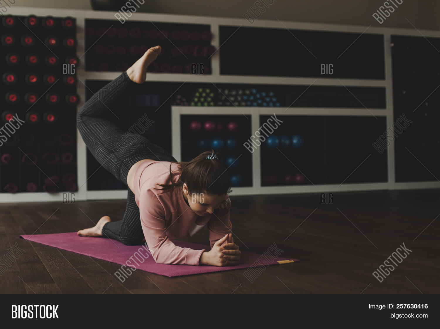 Woman Training Gym. Image & Photo (Free Trial) | Bigstock