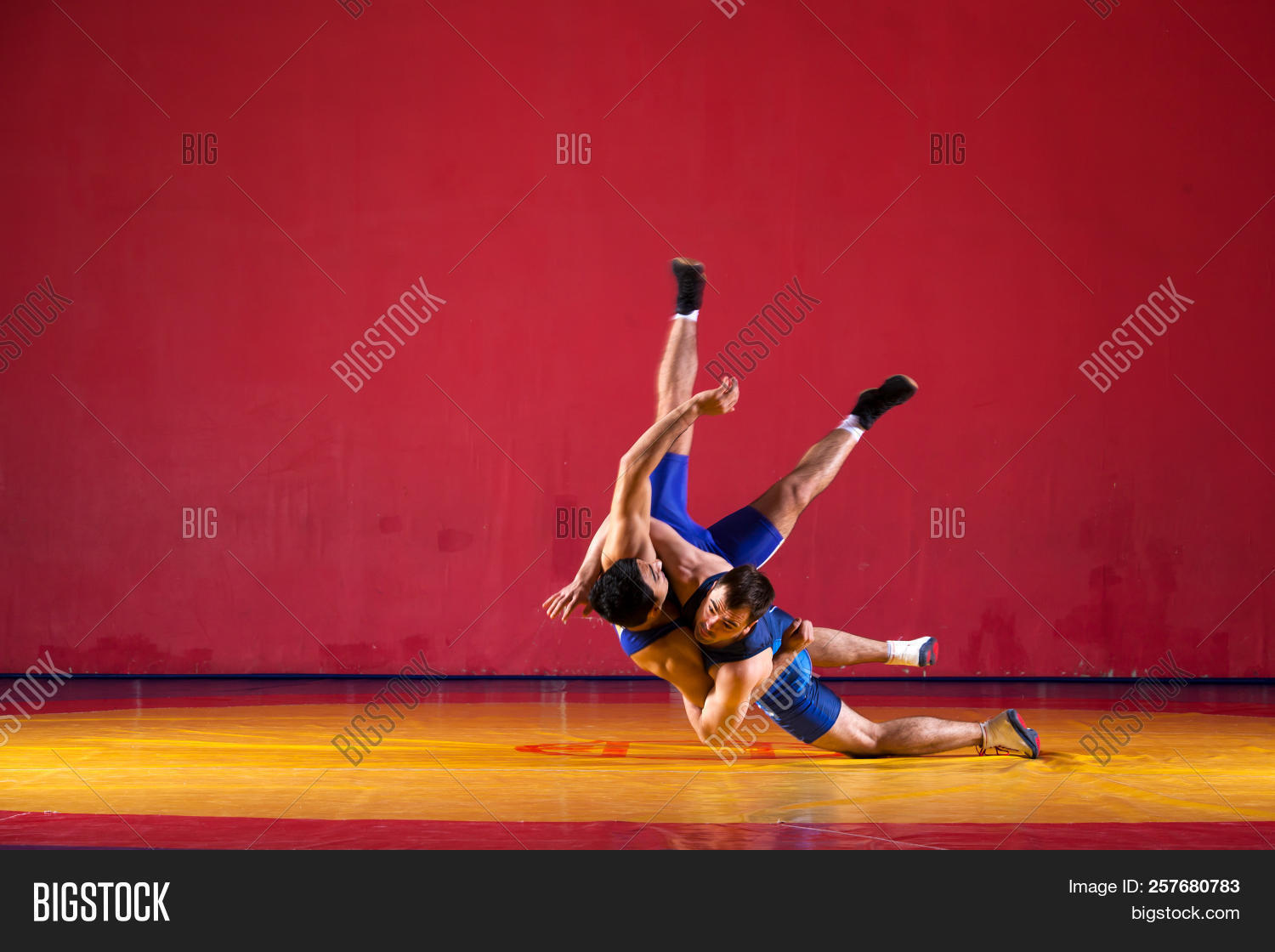 Two Strong Wrestlers Image & Photo (Free Trial) | Bigstock