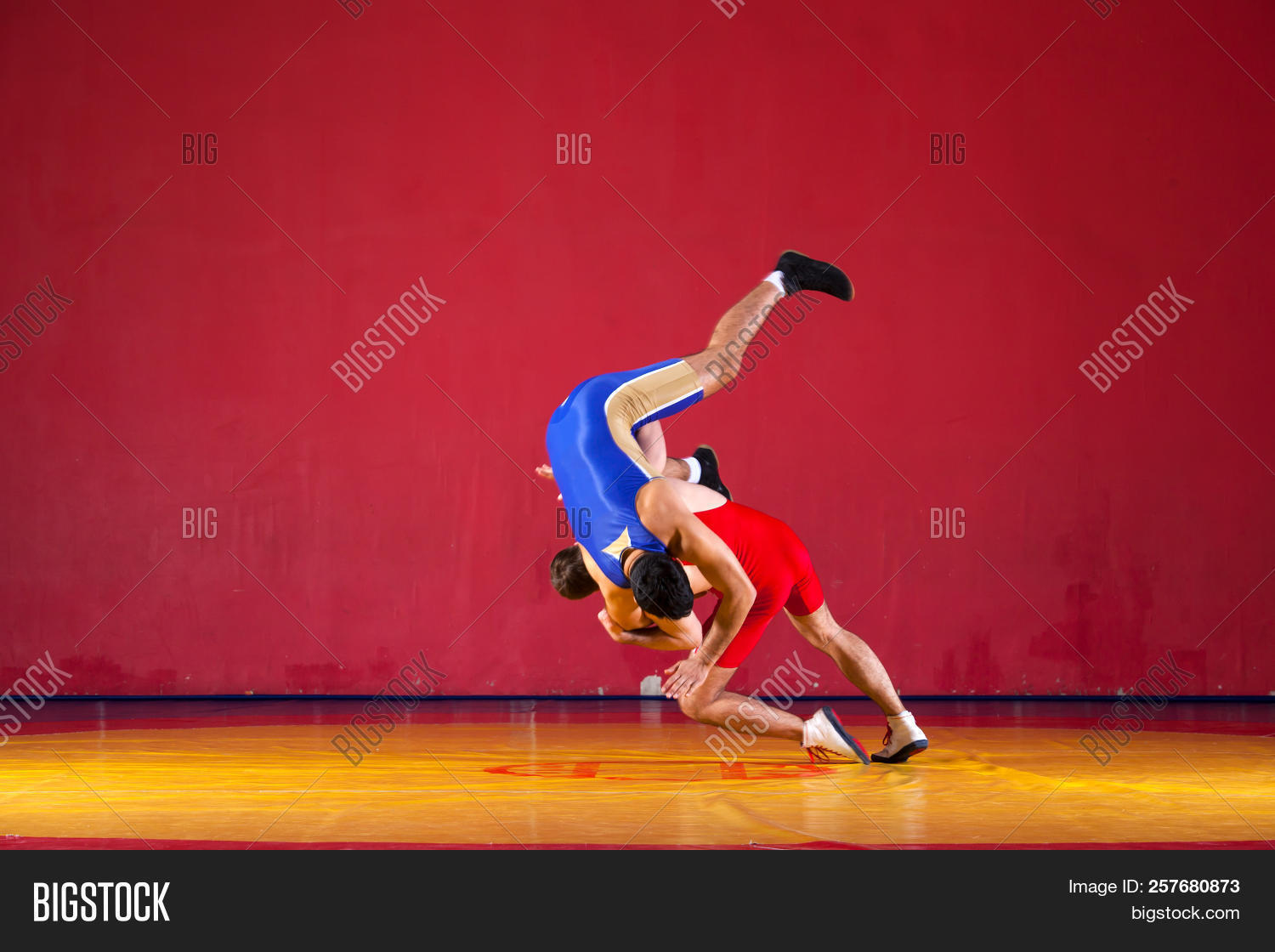 Two Strong Wrestlers Image & Photo (Free Trial) | Bigstock