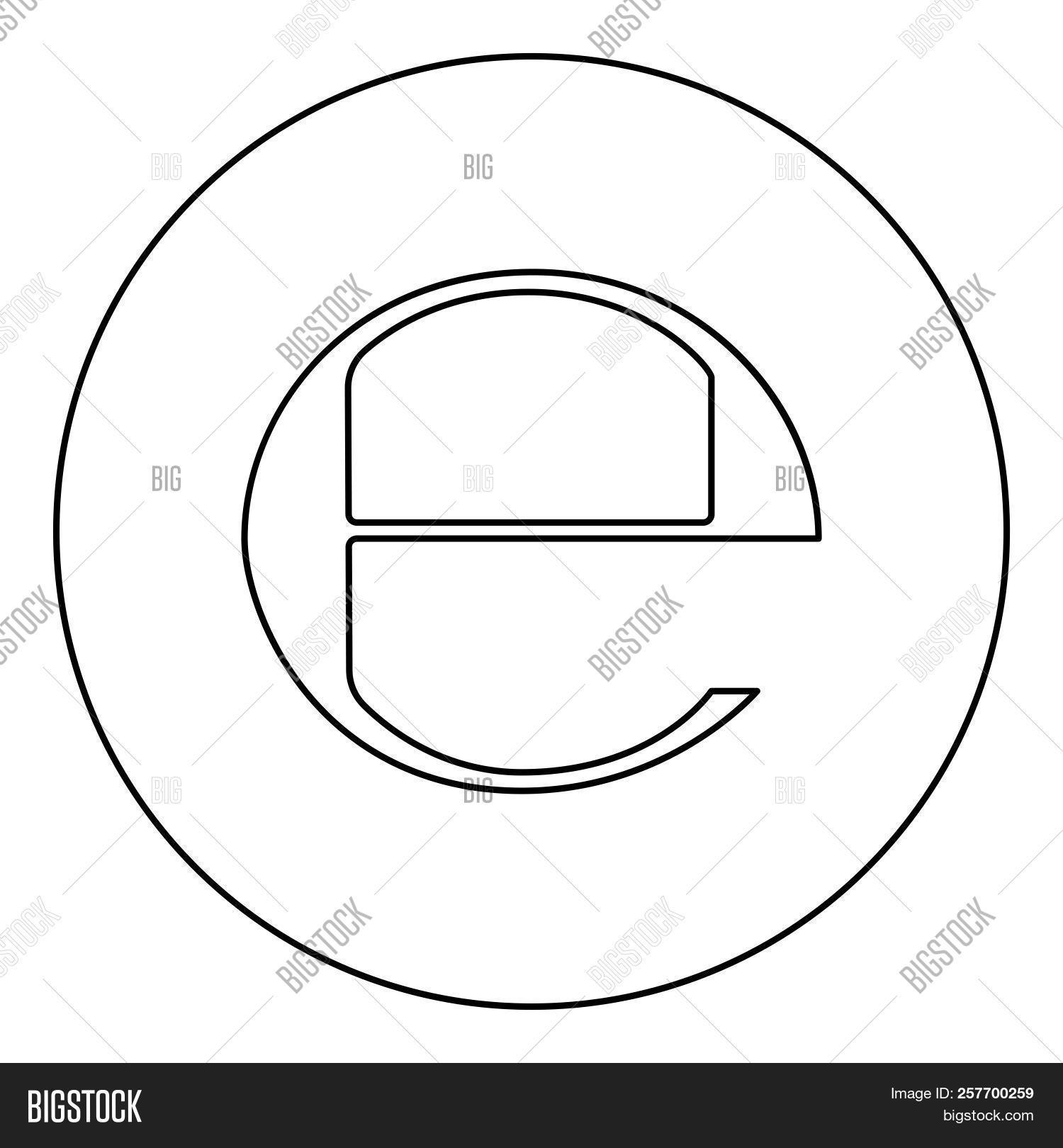 Estimated Sign E Mark Vector & Photo (Free Trial) | Bigstock
