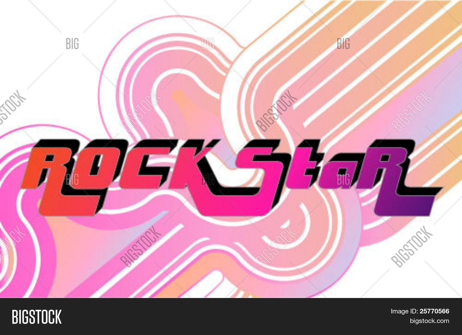 Rock-star Vector Pop Vector & Photo (Free Trial) | Bigstock