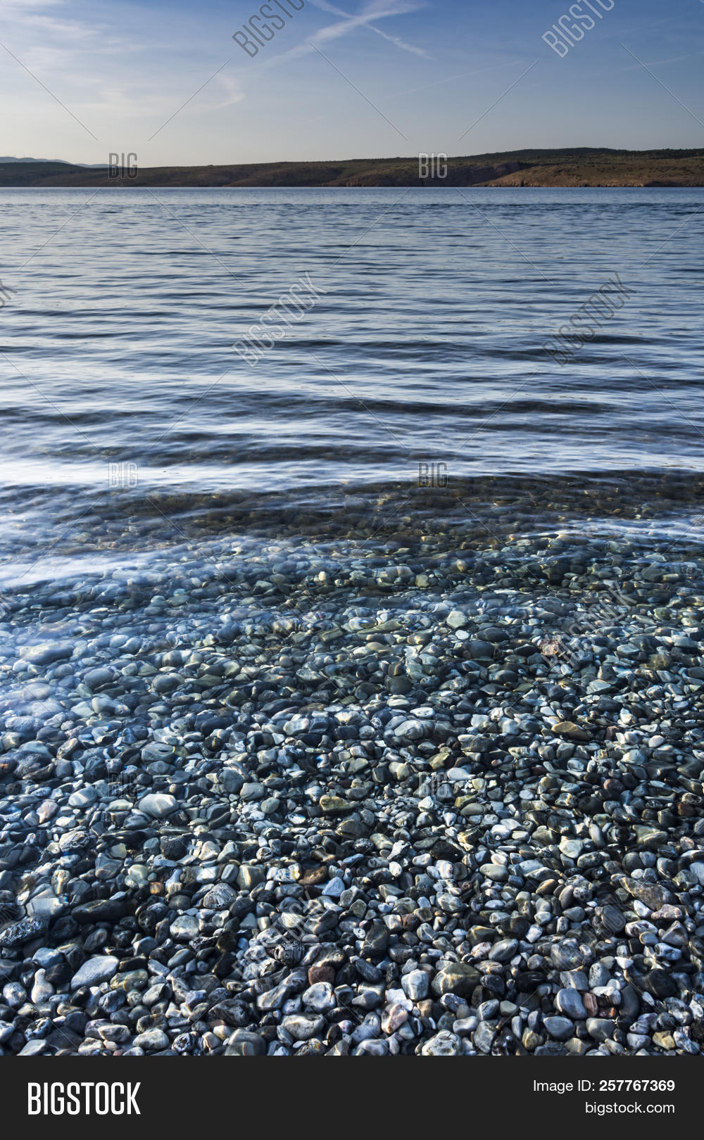 Stone Beach Clear Blue Image & Photo (Free Trial) | Bigstock