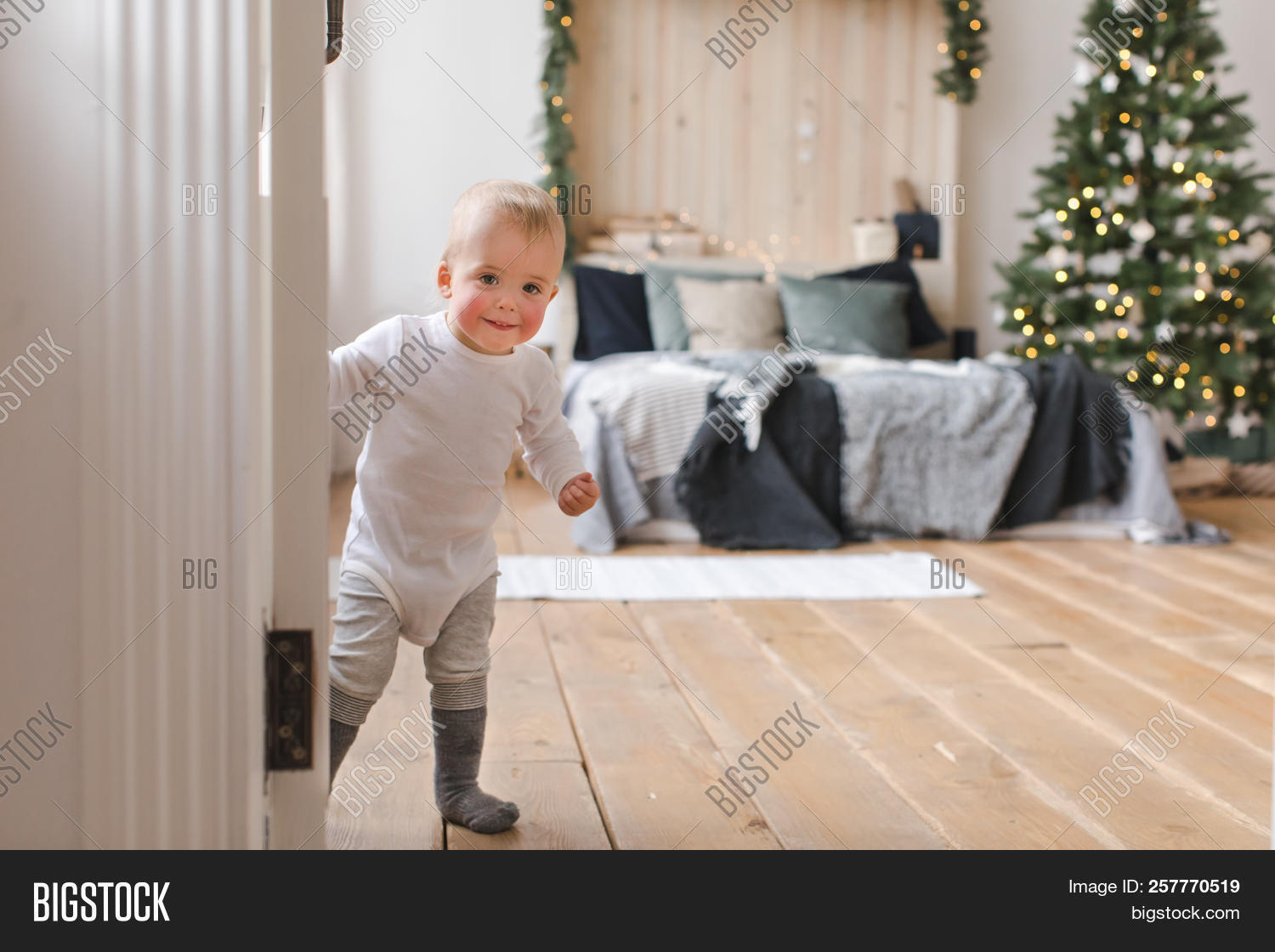 Baby Boy Peeking Out Image & Photo (Free Trial) | Bigstock