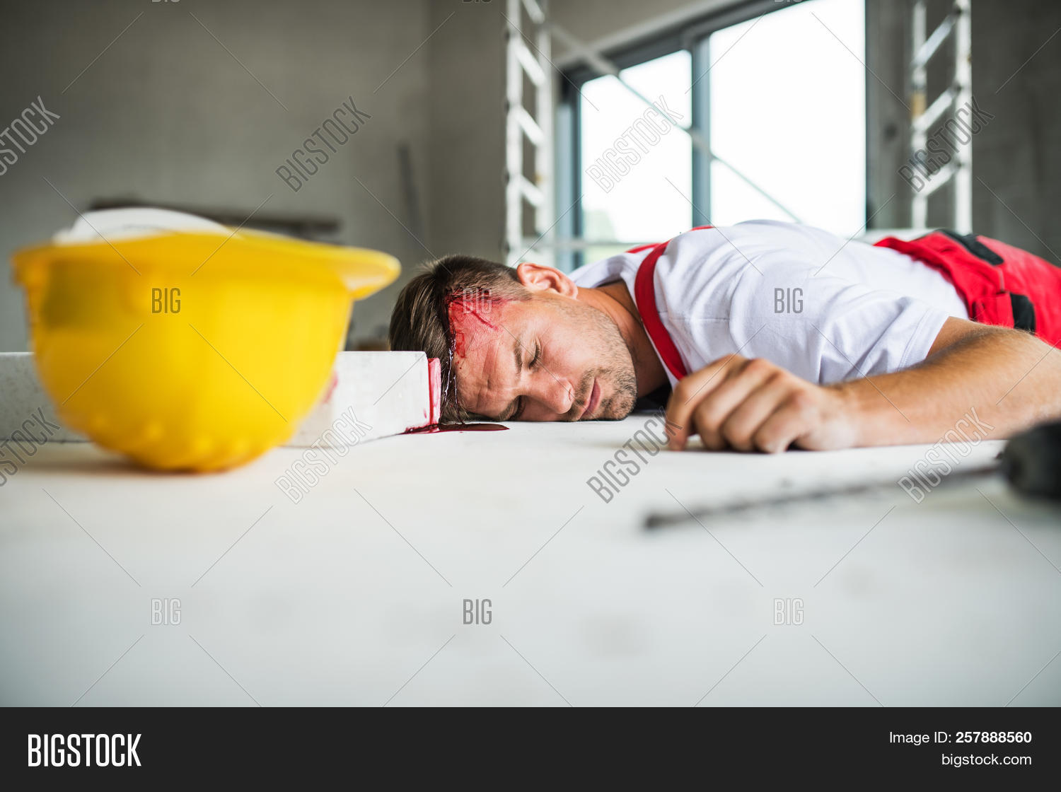 Unconscious Man Worker Image & Photo (Free Trial) | Bigstock