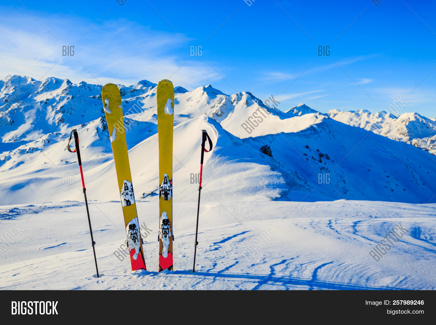 Skiing Amazing View Image & Photo (Free Trial) | Bigstock