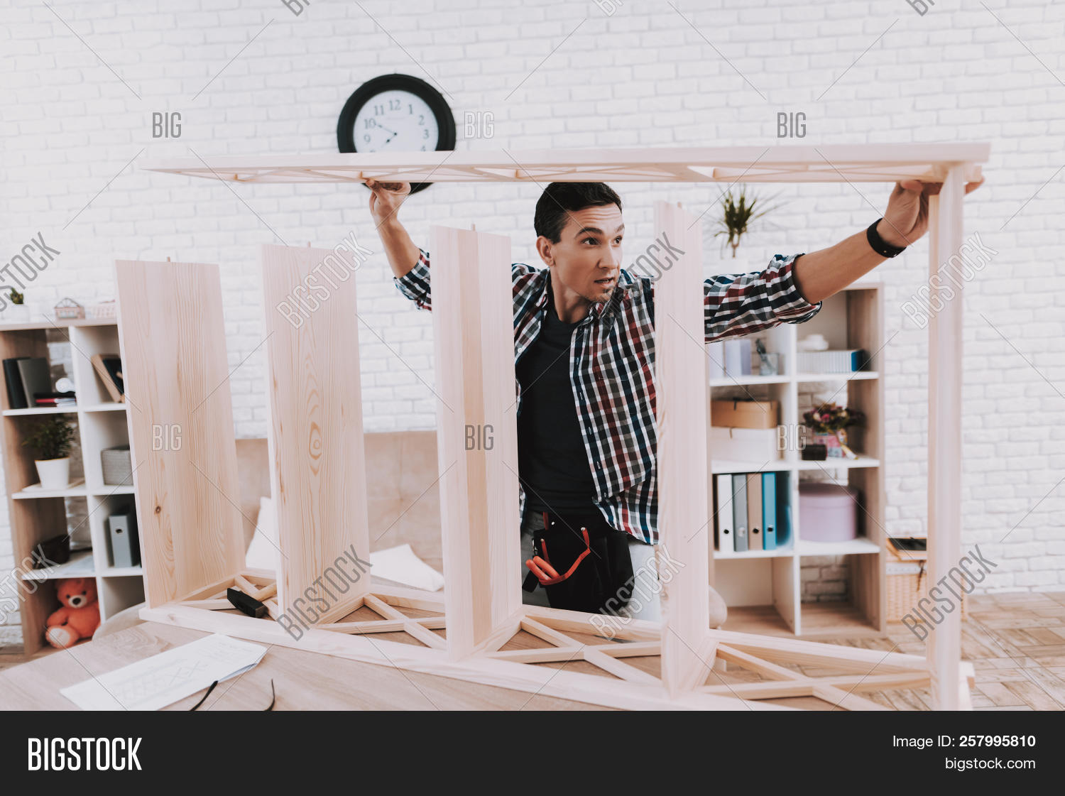 Young Man Assembling Image & Photo (Free Trial) | Bigstock