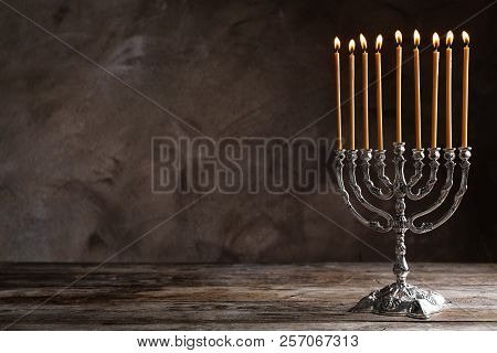 Hanukkah Menorah On Image & Photo (Free Trial) | Bigstock