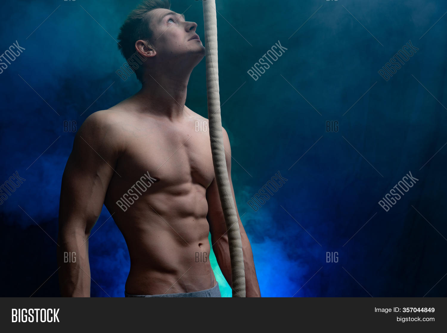 Muscular Male Circus Image & Photo (Free Trial) | Bigstock