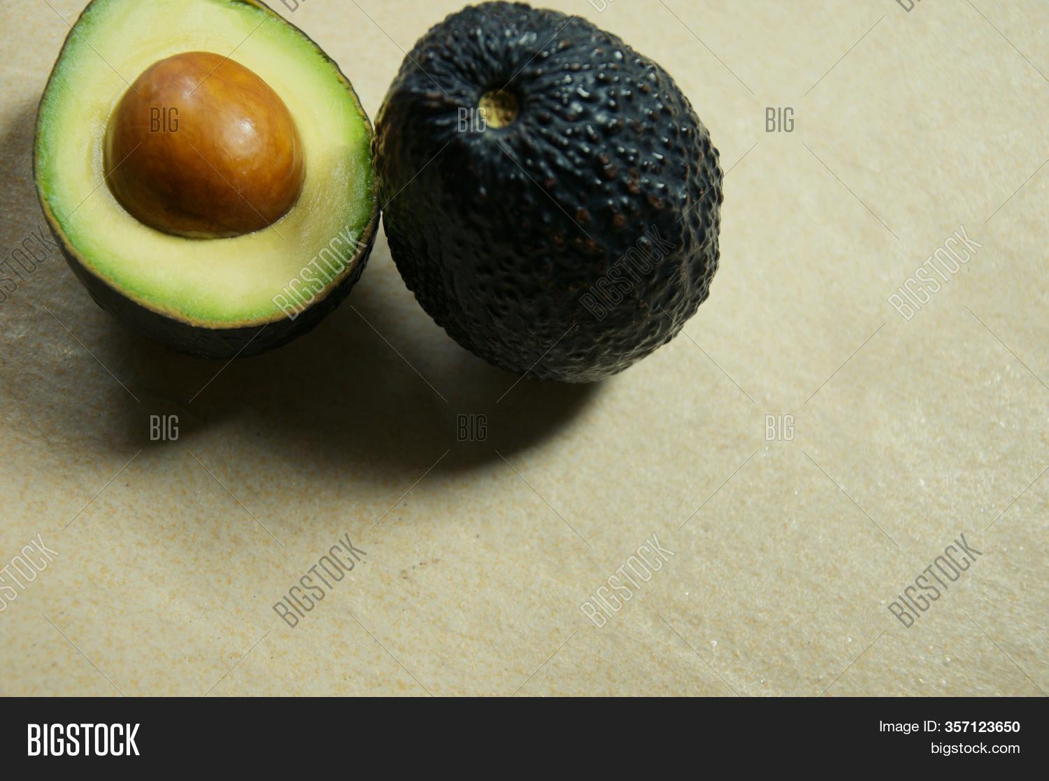 Fresh Half Avocado On Image & Photo (Free Trial) | Bigstock