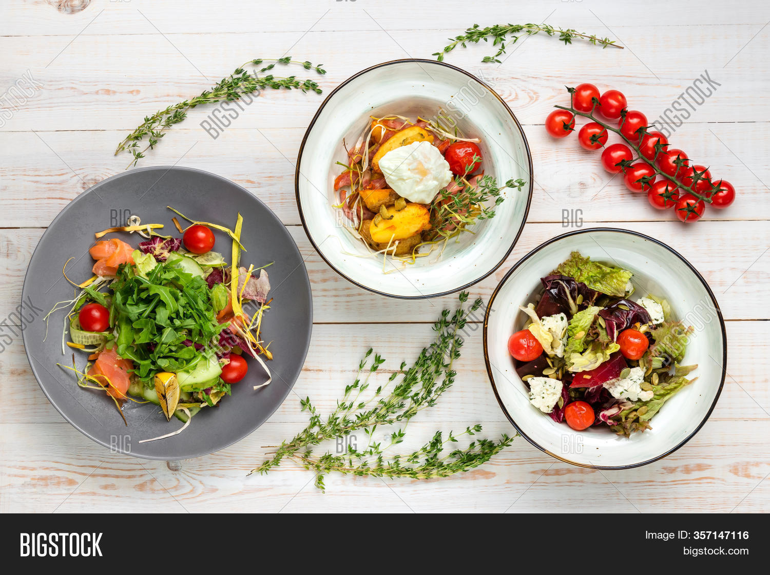 Set Three Plates Image & Photo (Free Trial) | Bigstock