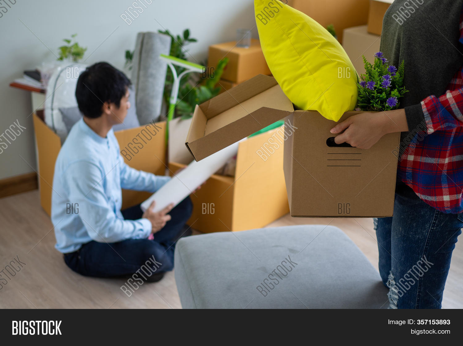 Wife Carrying Box Image & Photo (Free Trial) | Bigstock