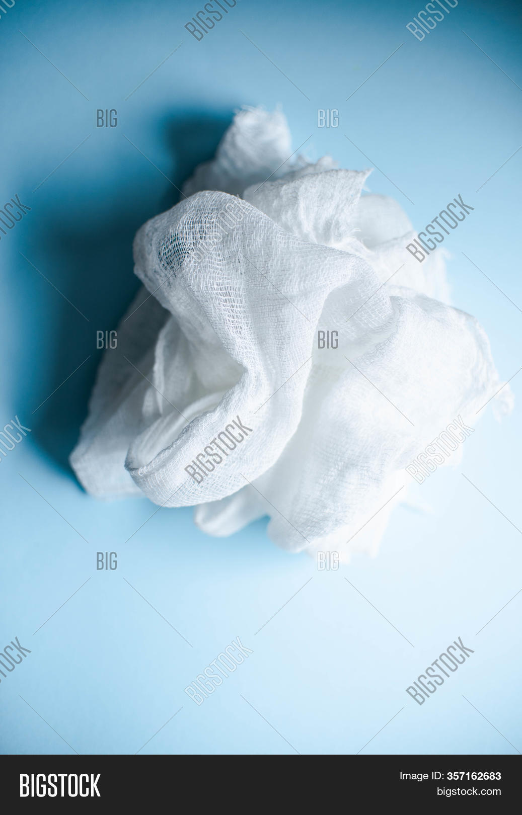 Gauze On Blue Image & Photo (Free Trial) | Bigstock