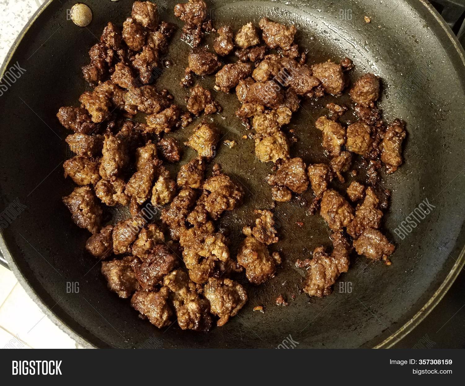 Ground Beef Cooking Image & Photo (Free Trial) | Bigstock