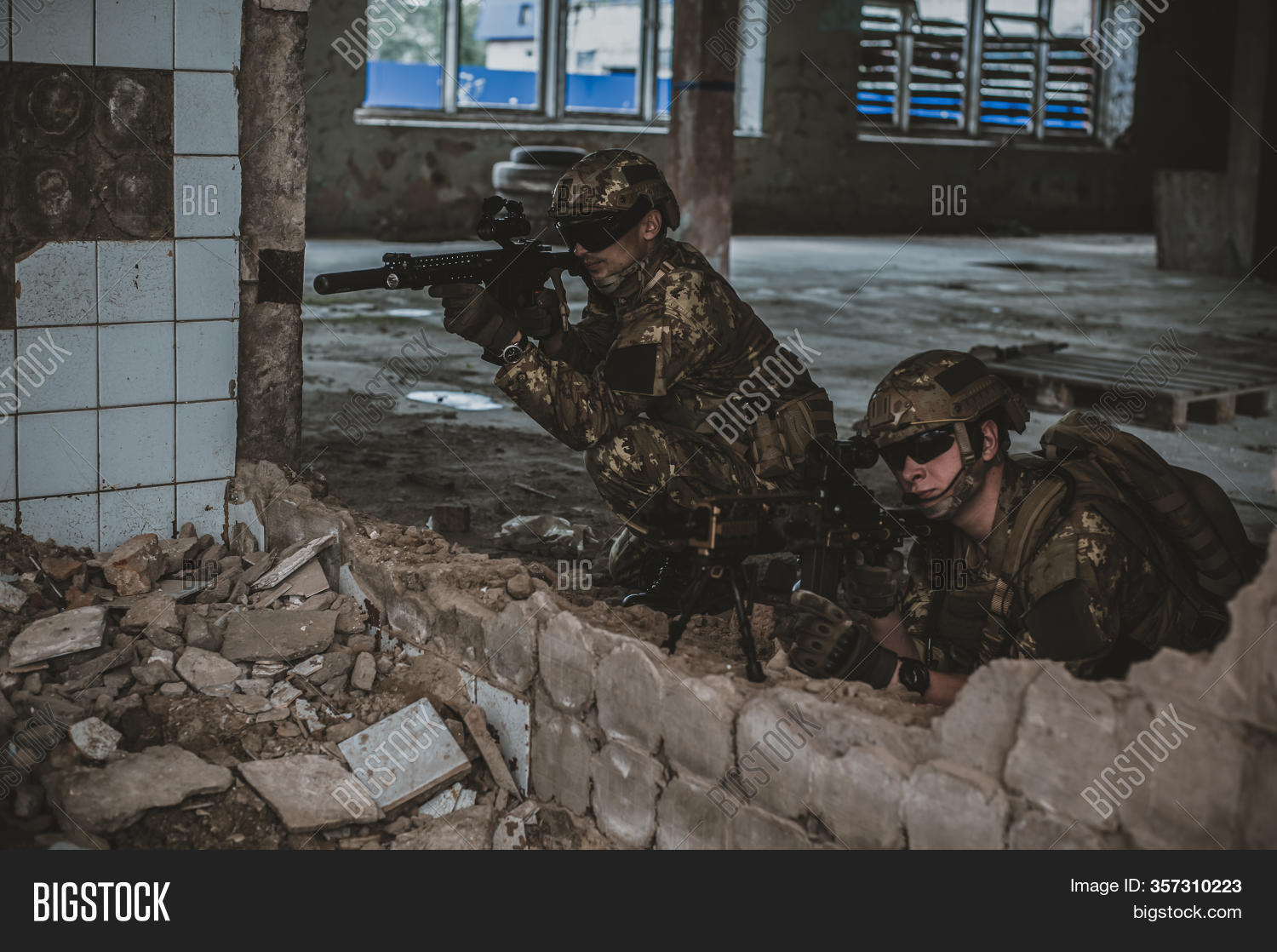 Two Men Military Image & Photo (Free Trial) | Bigstock
