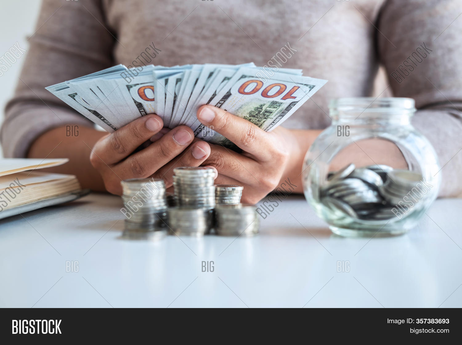 Young Woman Putting Image & Photo (Free Trial) | Bigstock