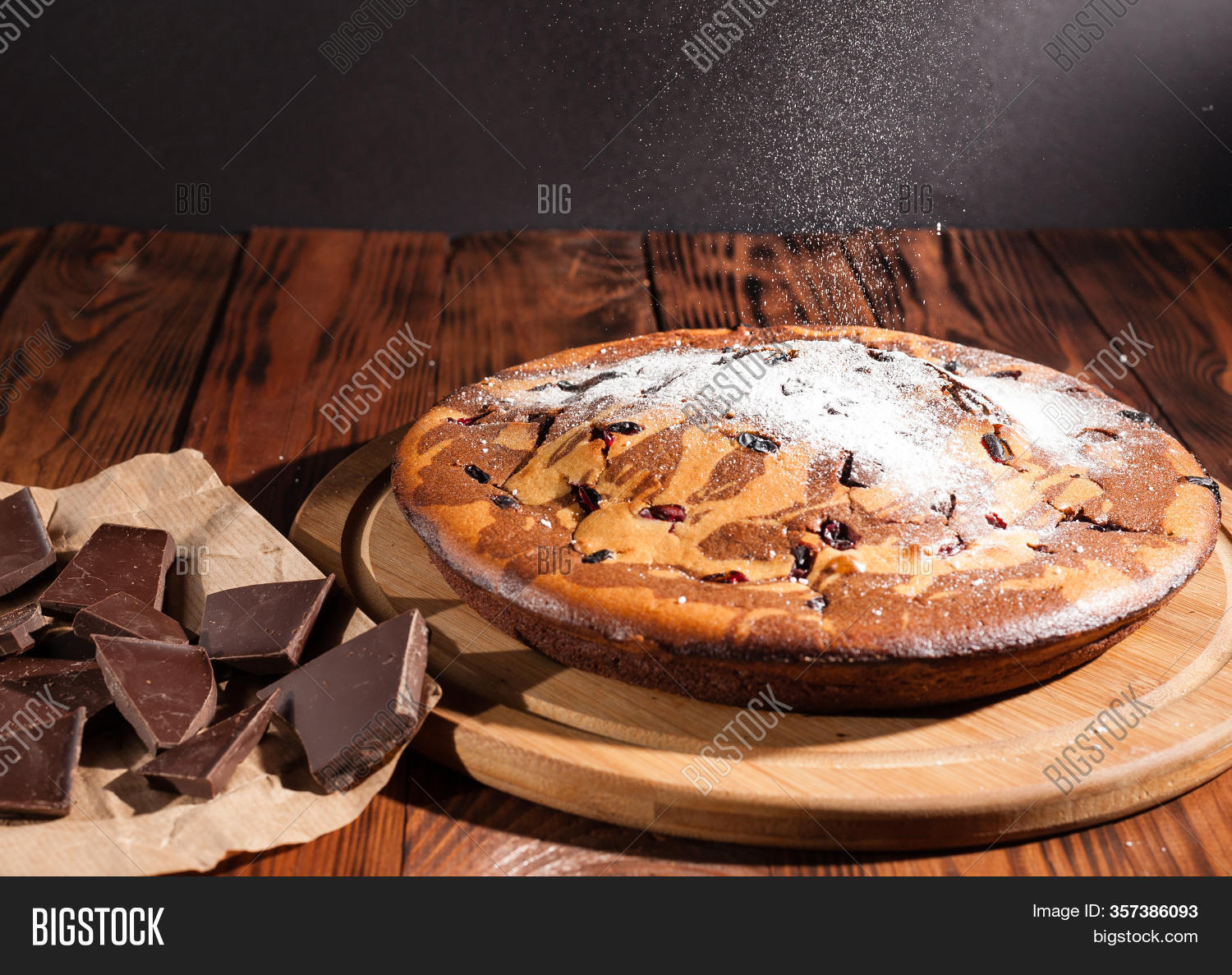 Rustic Chocolate Cake Image & Photo (Free Trial) | Bigstock