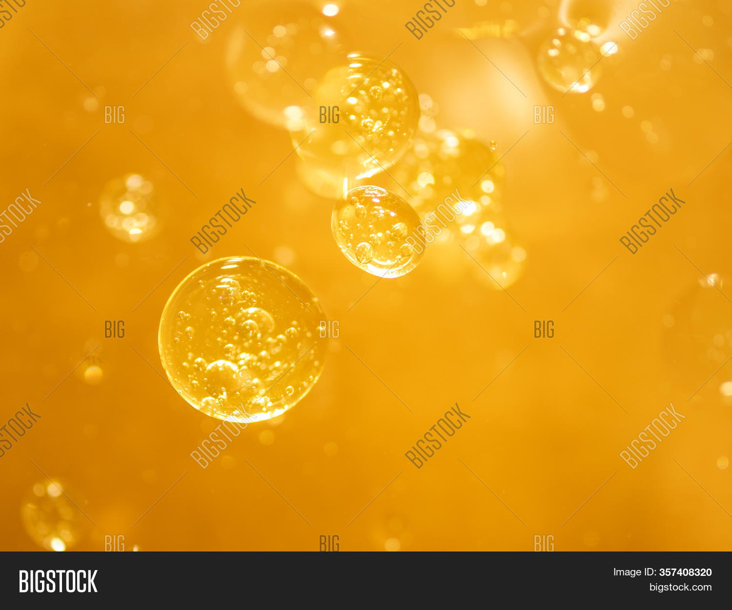 Golden Yellow Bubble Image & Photo (Free Trial) | Bigstock