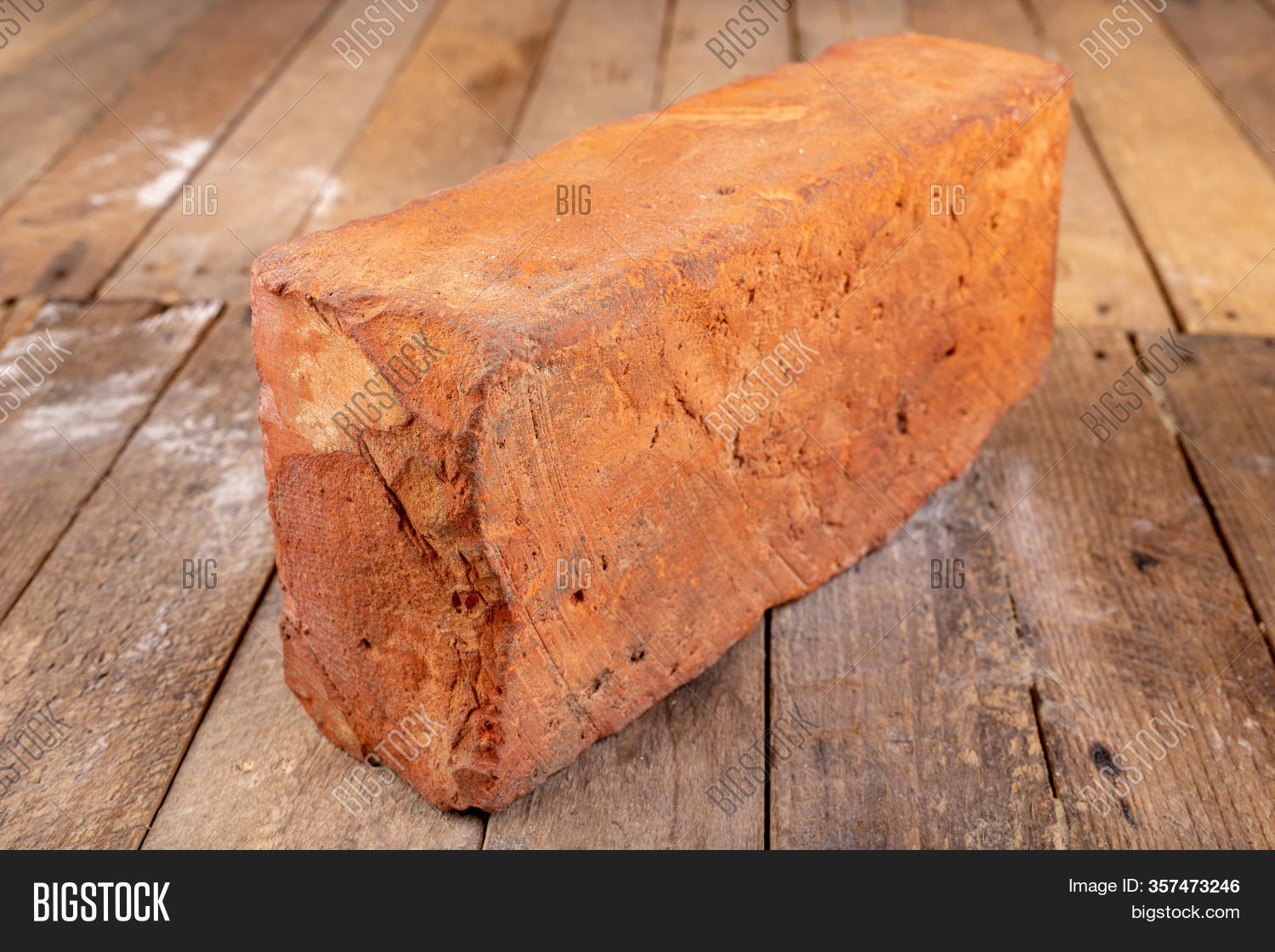 Red Brick On Wooden Image & Photo (Free Trial) | Bigstock