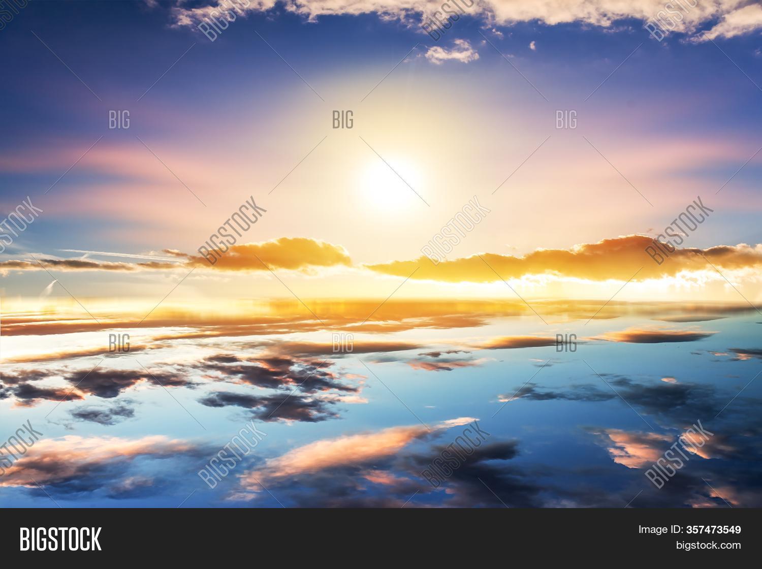 Pink Clouds Sunset Sun Image & Photo (Free Trial) | Bigstock