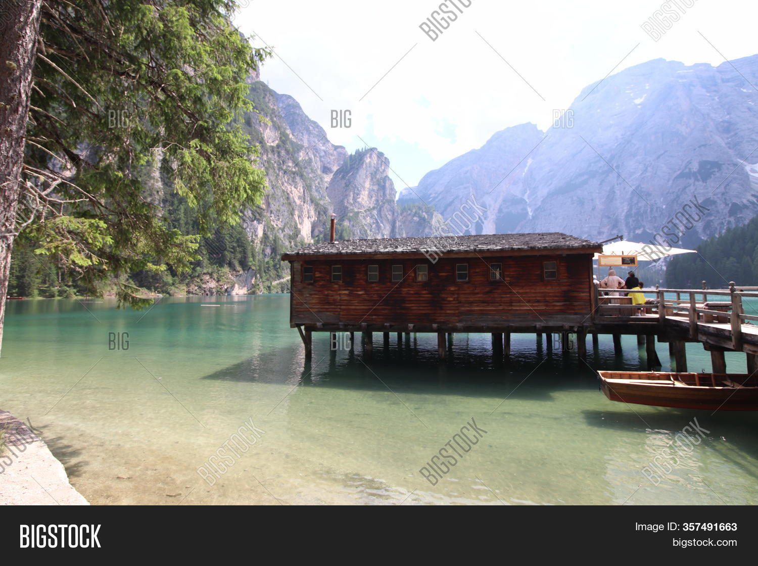Wooden Hut On Lake Image & Photo (Free Trial) | Bigstock