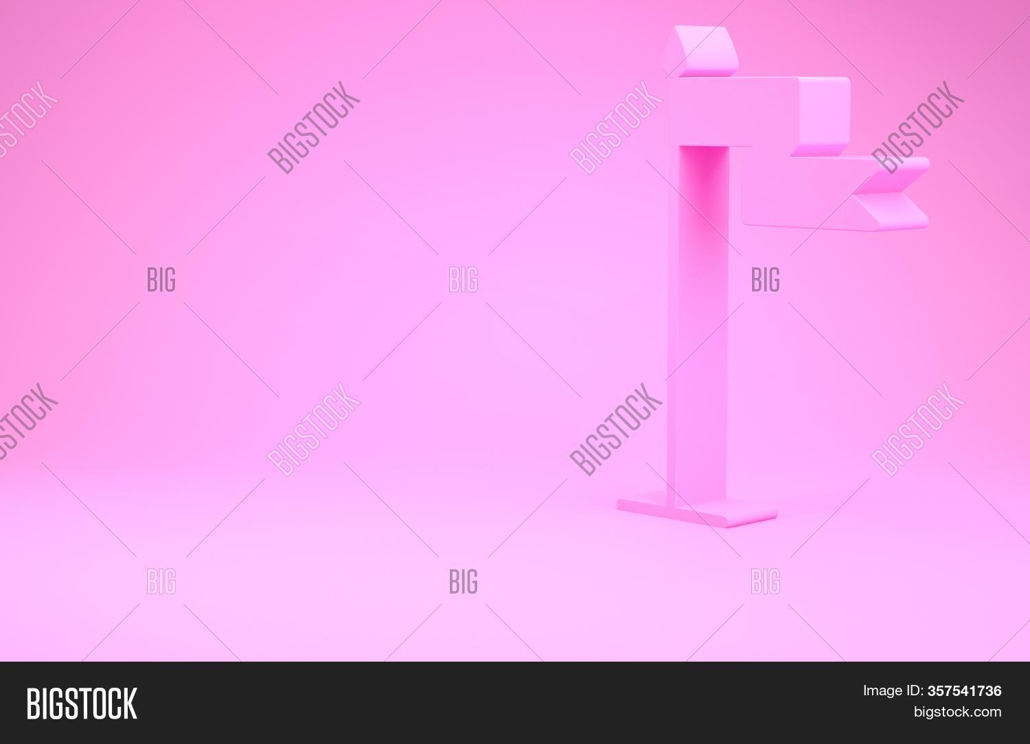 Pink Medieval Flag Image & Photo (Free Trial) | Bigstock