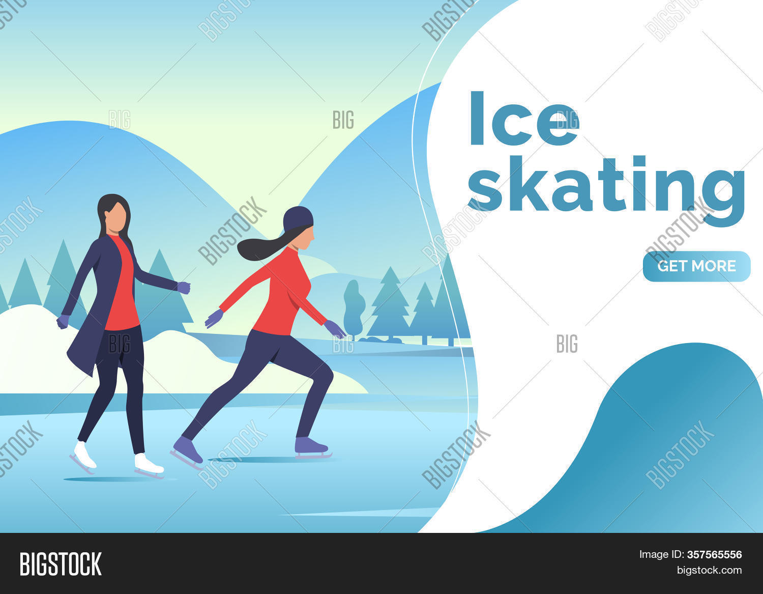Ice Skating Lettering Image & Photo (Free Trial) | Bigstock