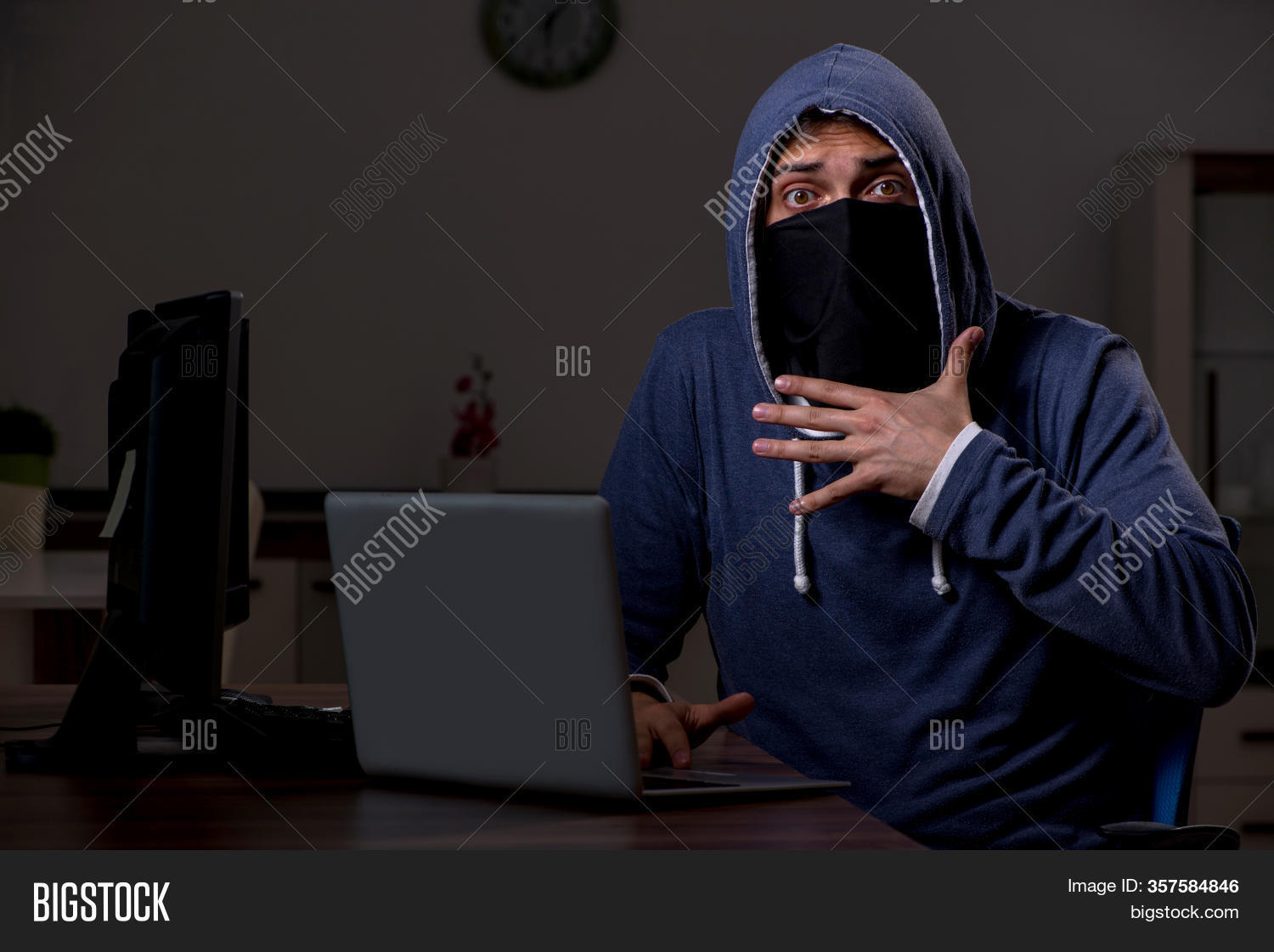 Male Hacker Hacking Image & Photo (Free Trial) | Bigstock