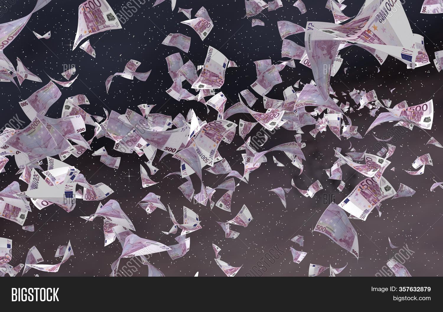 Flying Euro Banknotes Image & Photo (Free Trial) | Bigstock