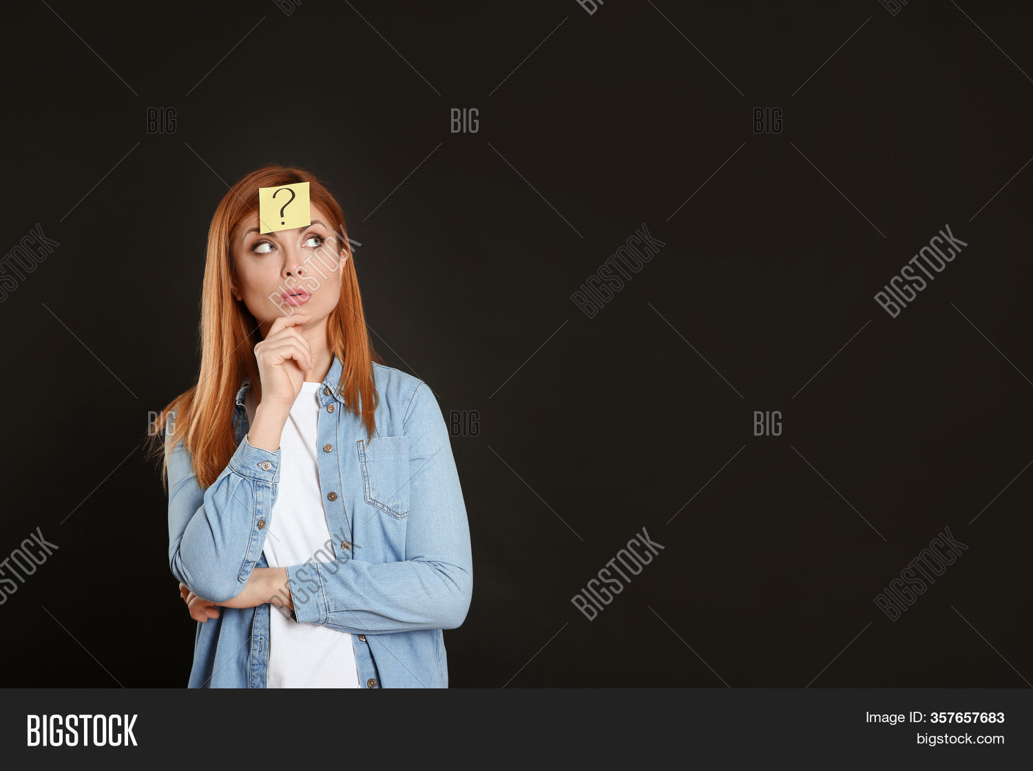 Pensive Woman Question Image & Photo (Free Trial) | Bigstock