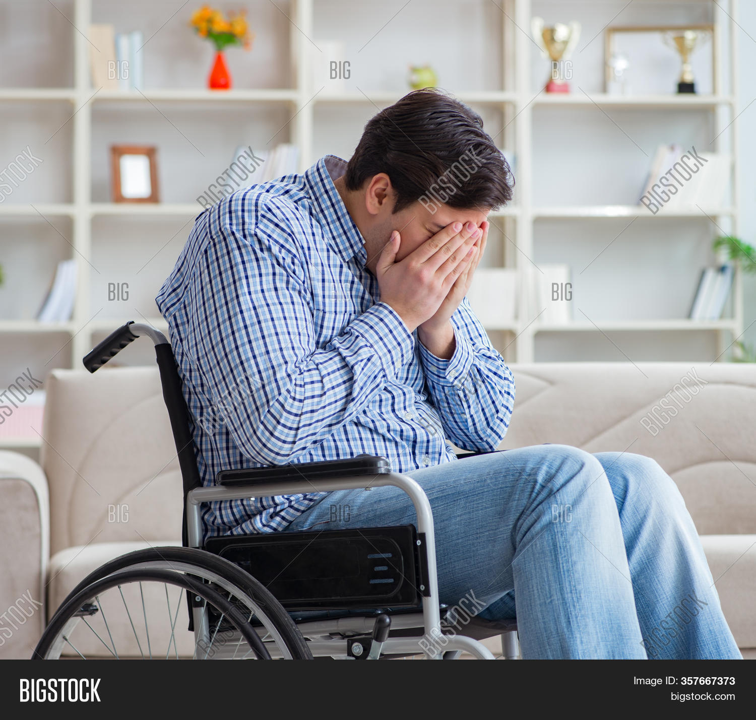 Disabled Young Man Image & Photo (Free Trial) | Bigstock
