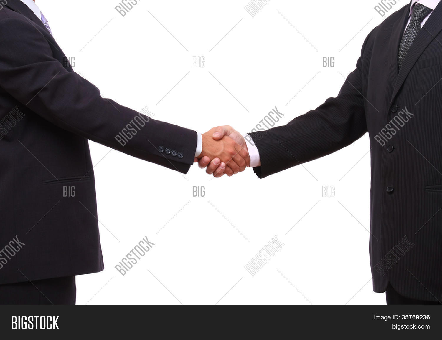 Handshake Isolated On Image & Photo (Free Trial) | Bigstock