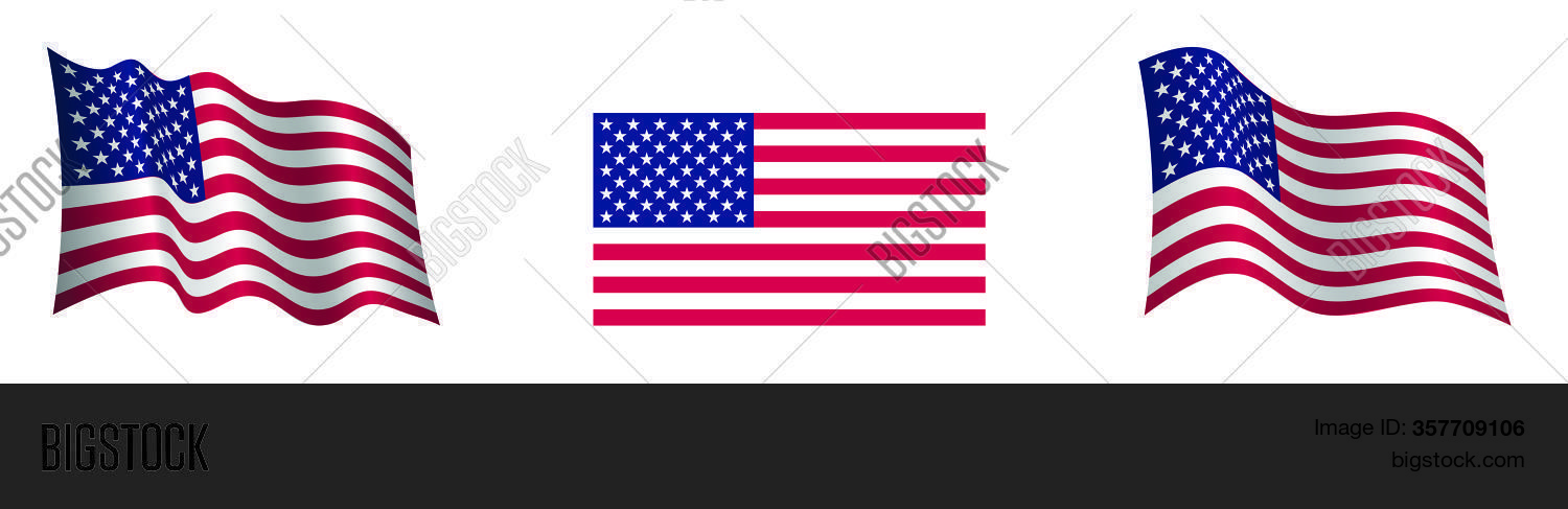 American Flag Static Vector & Photo (Free Trial) | Bigstock