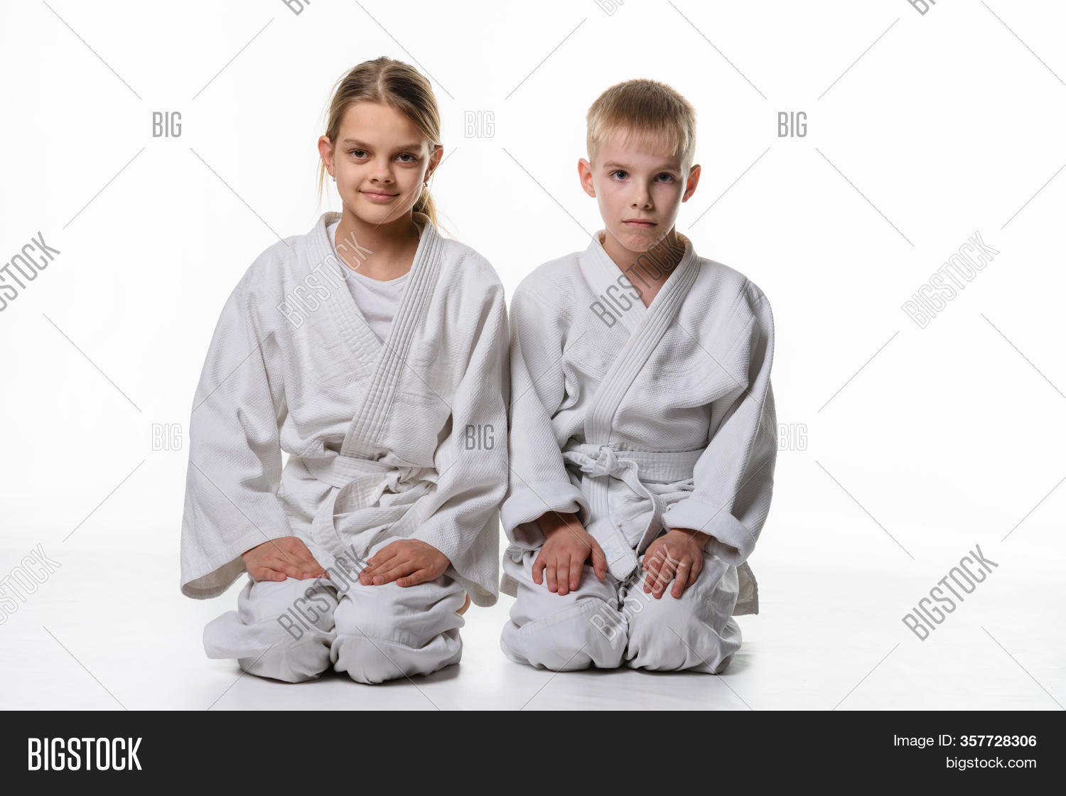Two Judo Students Sit Image & Photo (Free Trial) | Bigstock