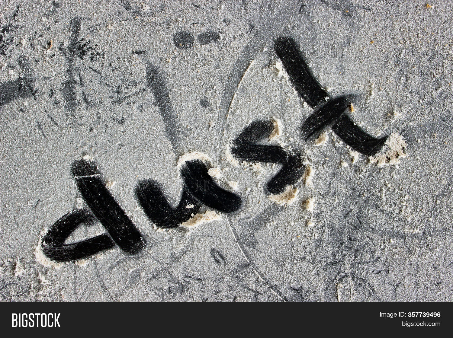 Dusty Surface Word Image & Photo (Free Trial) | Bigstock