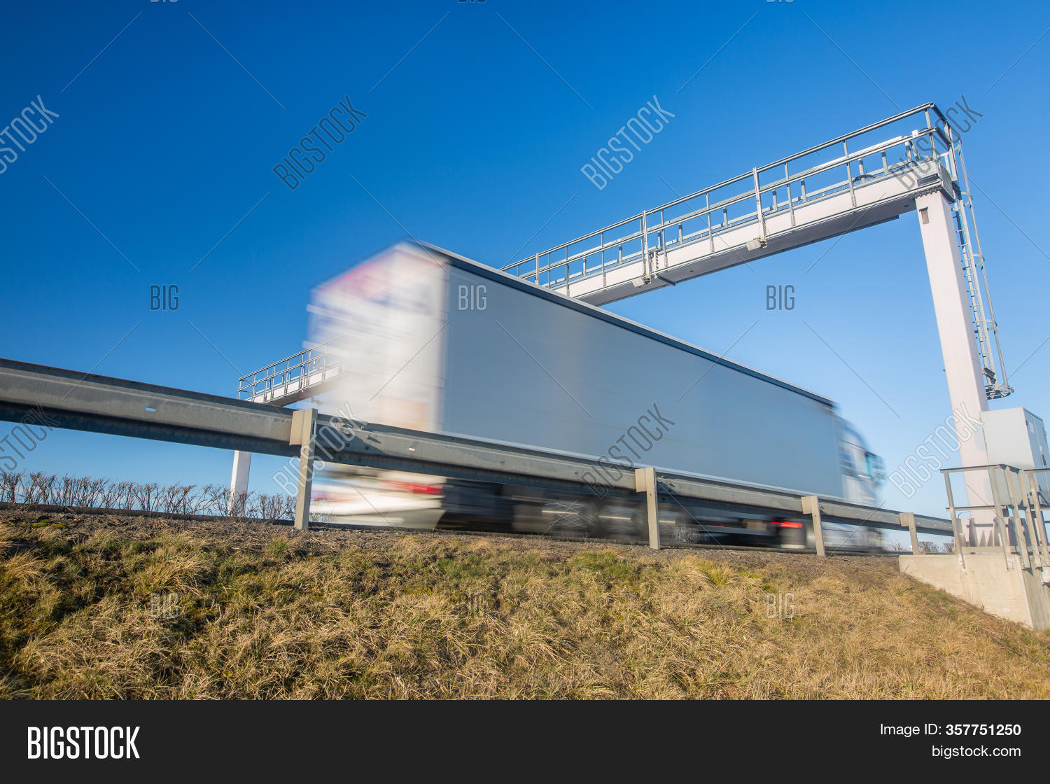 Truck Passing Through Image & Photo (Free Trial) | Bigstock