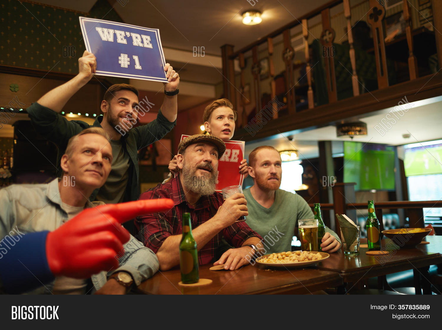 Group Football Fans Image & Photo (Free Trial) | Bigstock