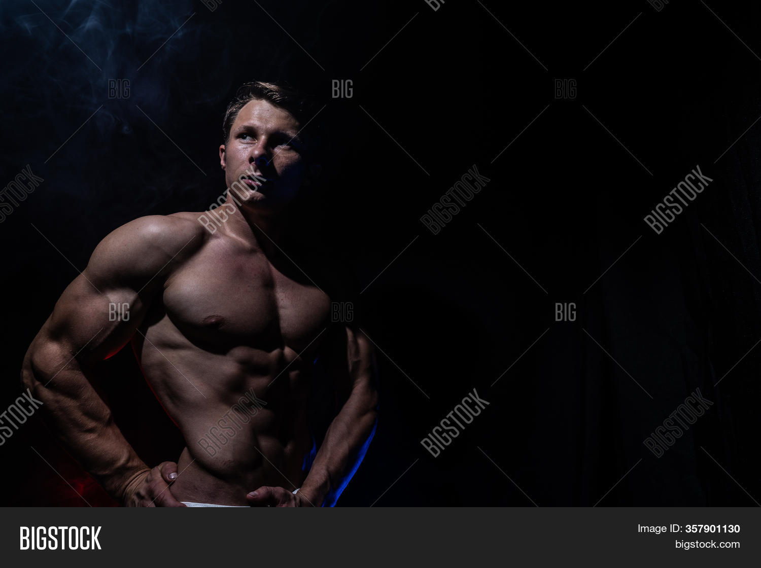 Muscular Man Showing Image & Photo (Free Trial) | Bigstock