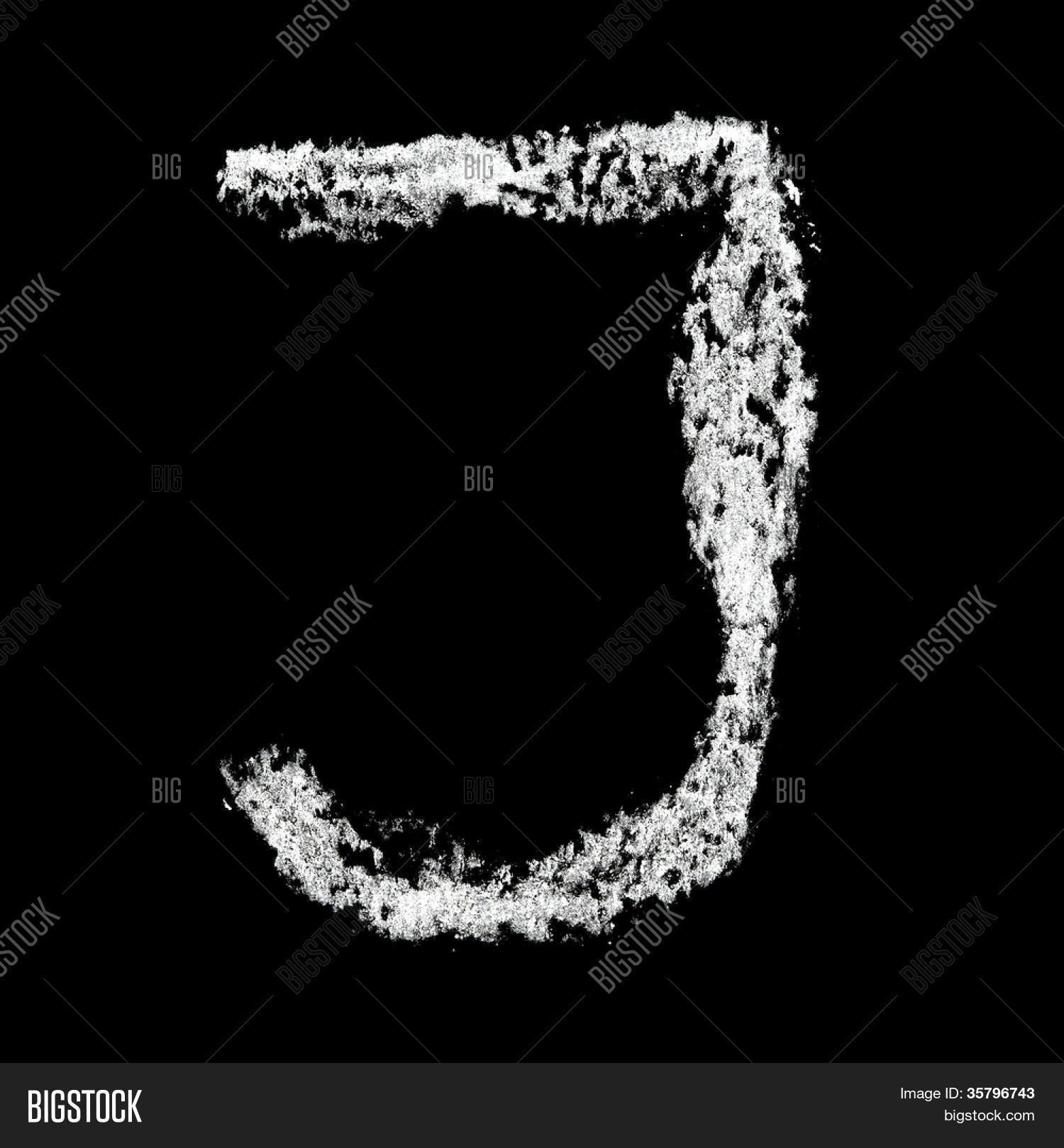 Nine - Chalk Numbers Image & Photo (Free Trial) | Bigstock