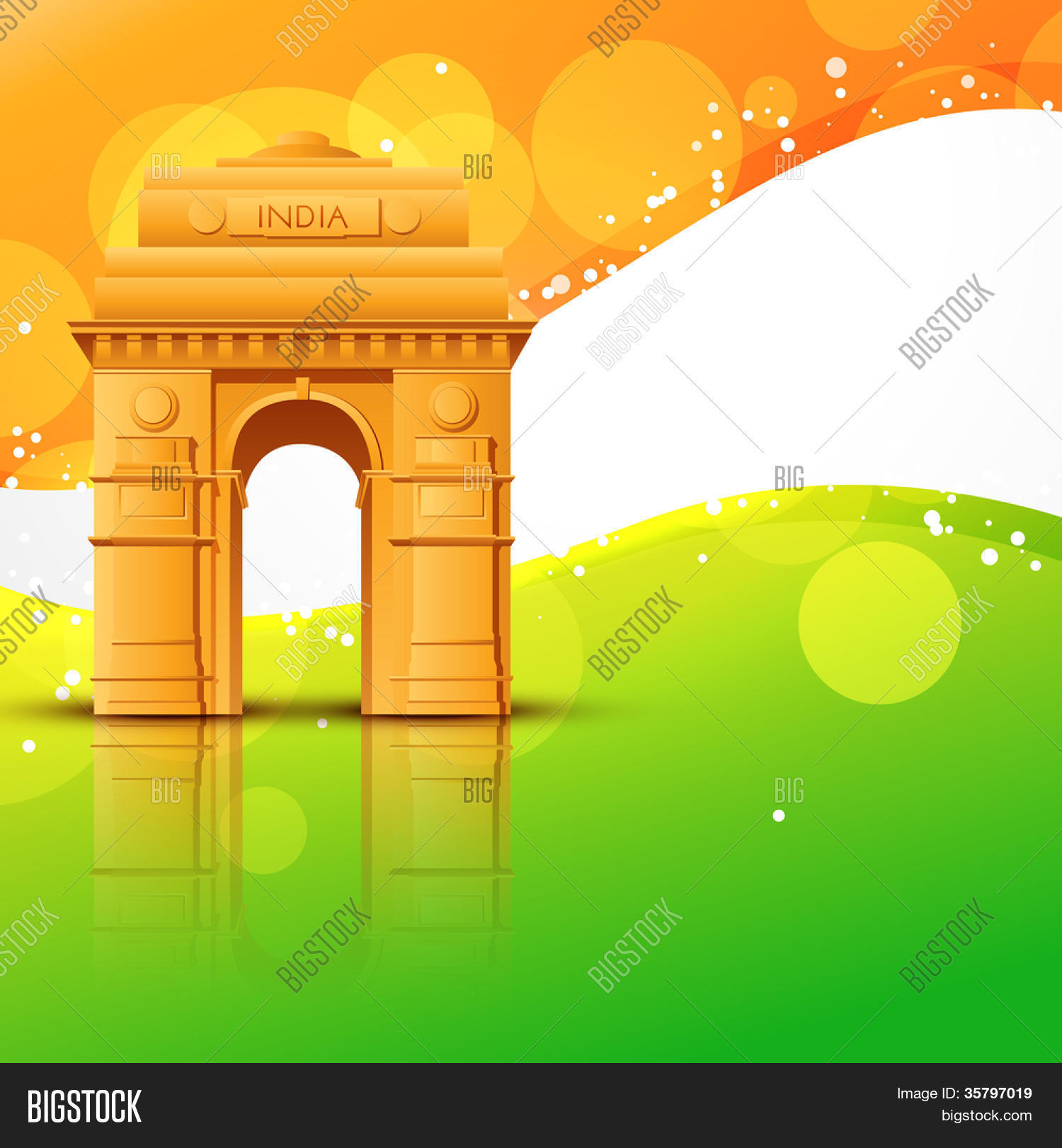 Vector India Gate Vector & Photo (Free Trial) | Bigstock