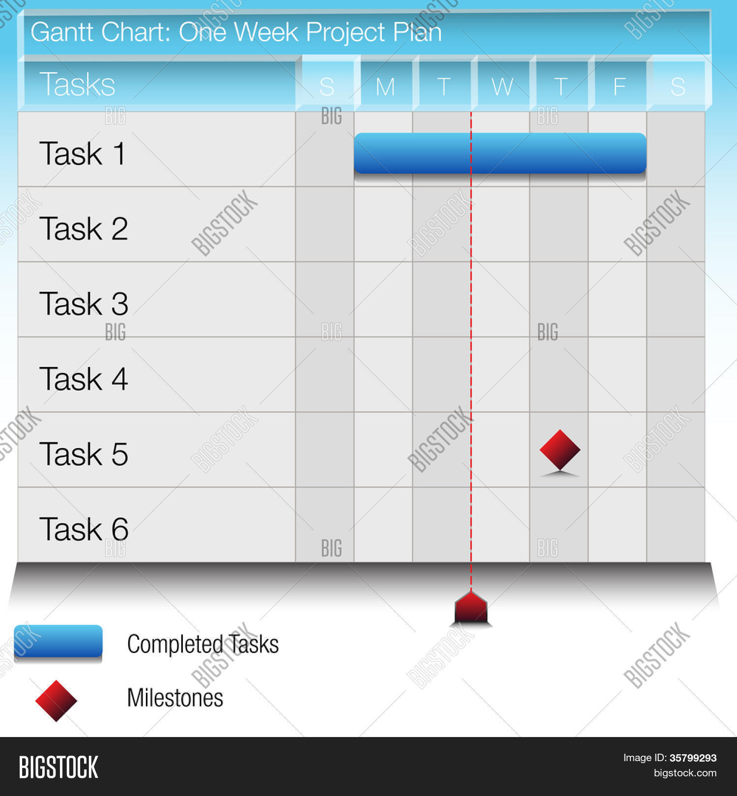 Image One-week-plan Vector & Photo (Free Trial) | Bigstock