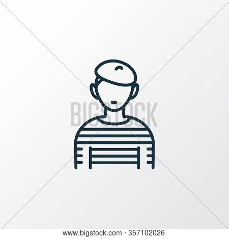 Mime Icon Line Symbol Vector & Photo (Free Trial) | Bigstock