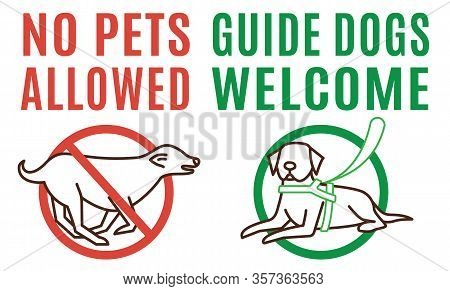 Guide Dogs Welcome Vector & Photo (Free Trial) | Bigstock