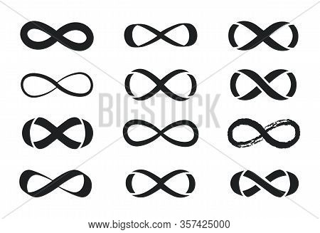 Set Infinity Symbols Vector & Photo (Free Trial) | Bigstock