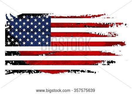 Vintage Usa Flag Vector & Photo (Free Trial) | Bigstock